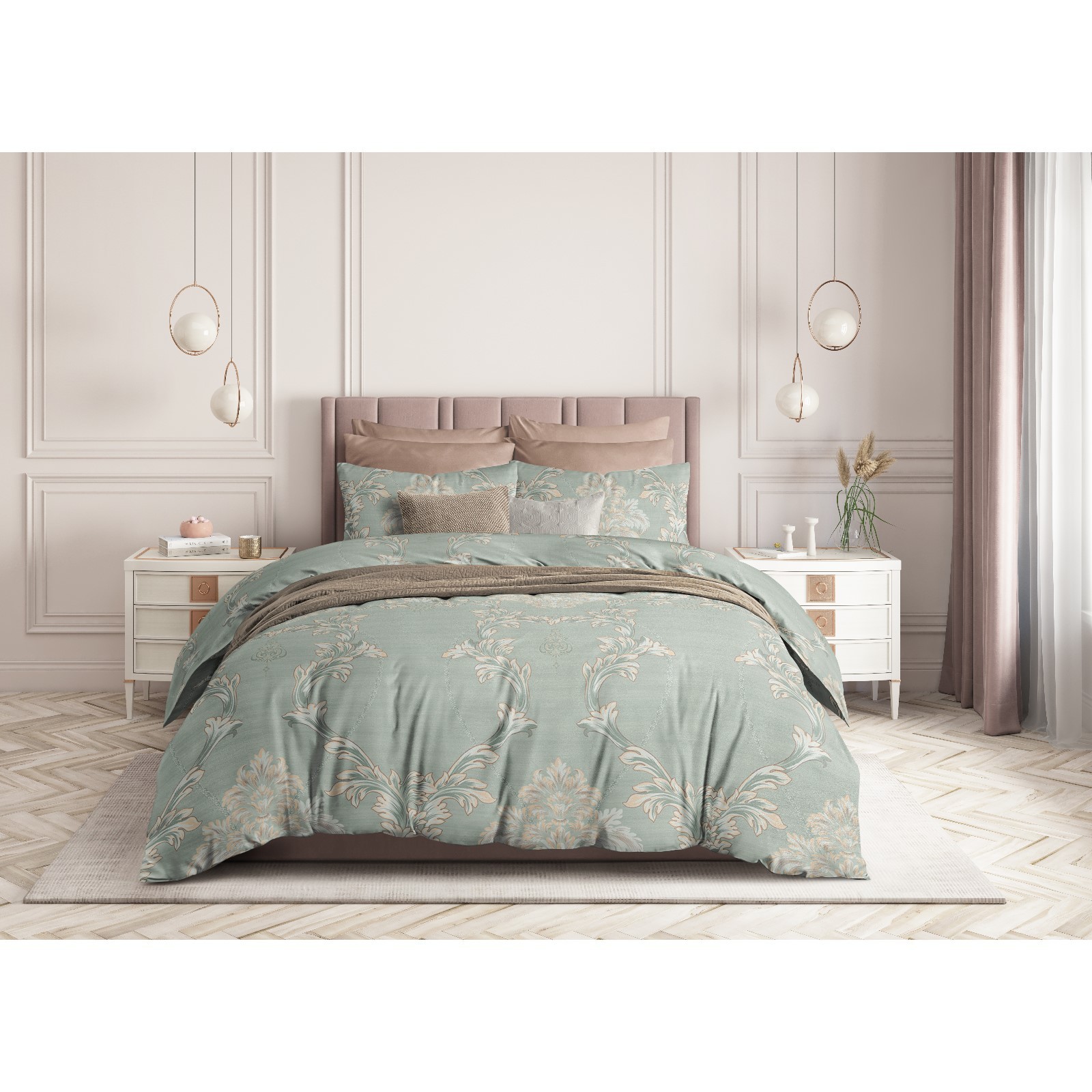 Постельное бельё 2 сп Josephine, размер 220х214 см, 175х215 см, 70х70 ...