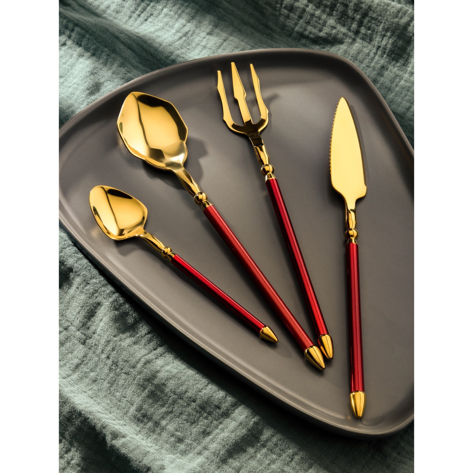 Набор столовых приборов из нержавеющей стали Magistro Ocean, 4 предмета ...