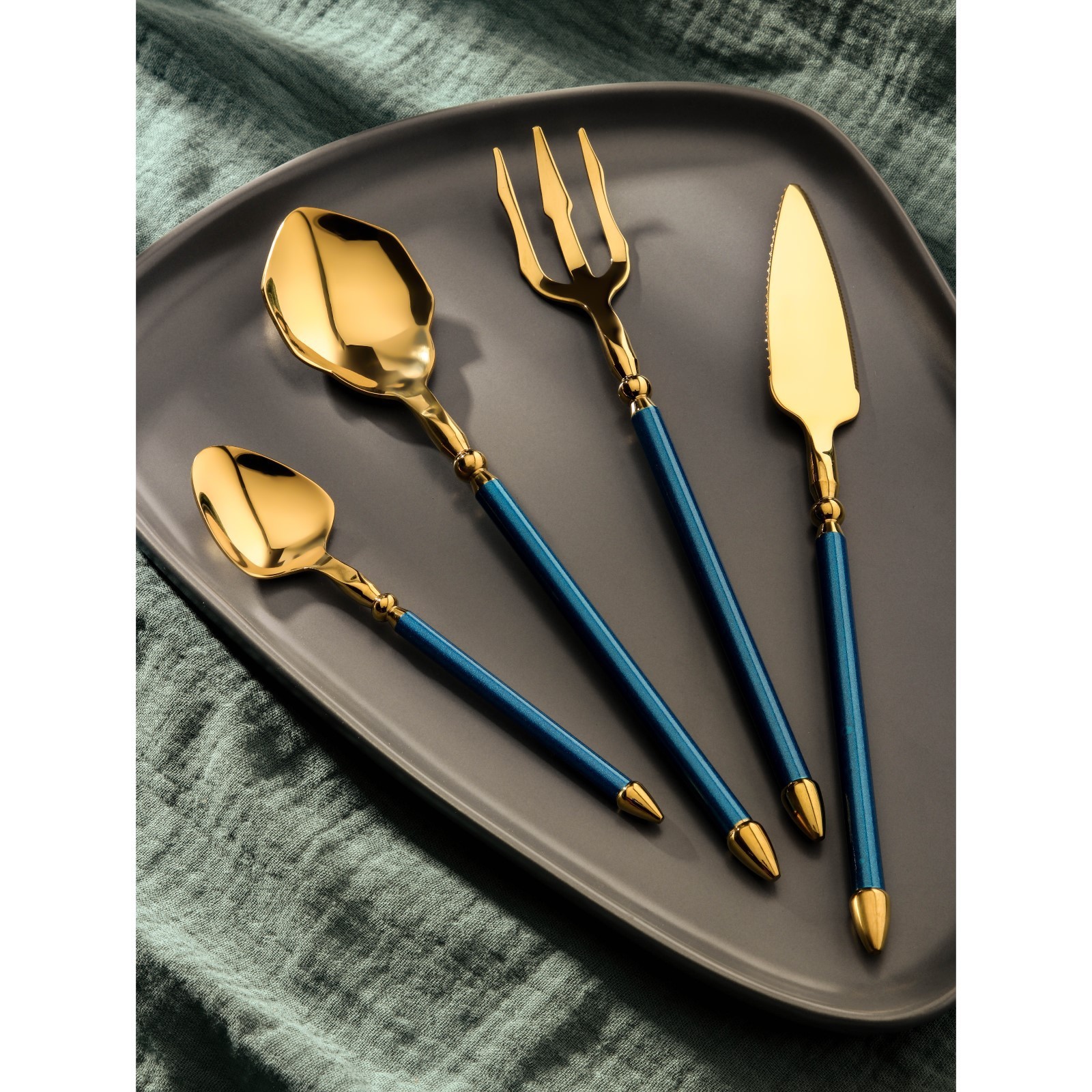 Набор столовых приборов из нержавеющей стали Magistro Ocean, 4 предмета ...