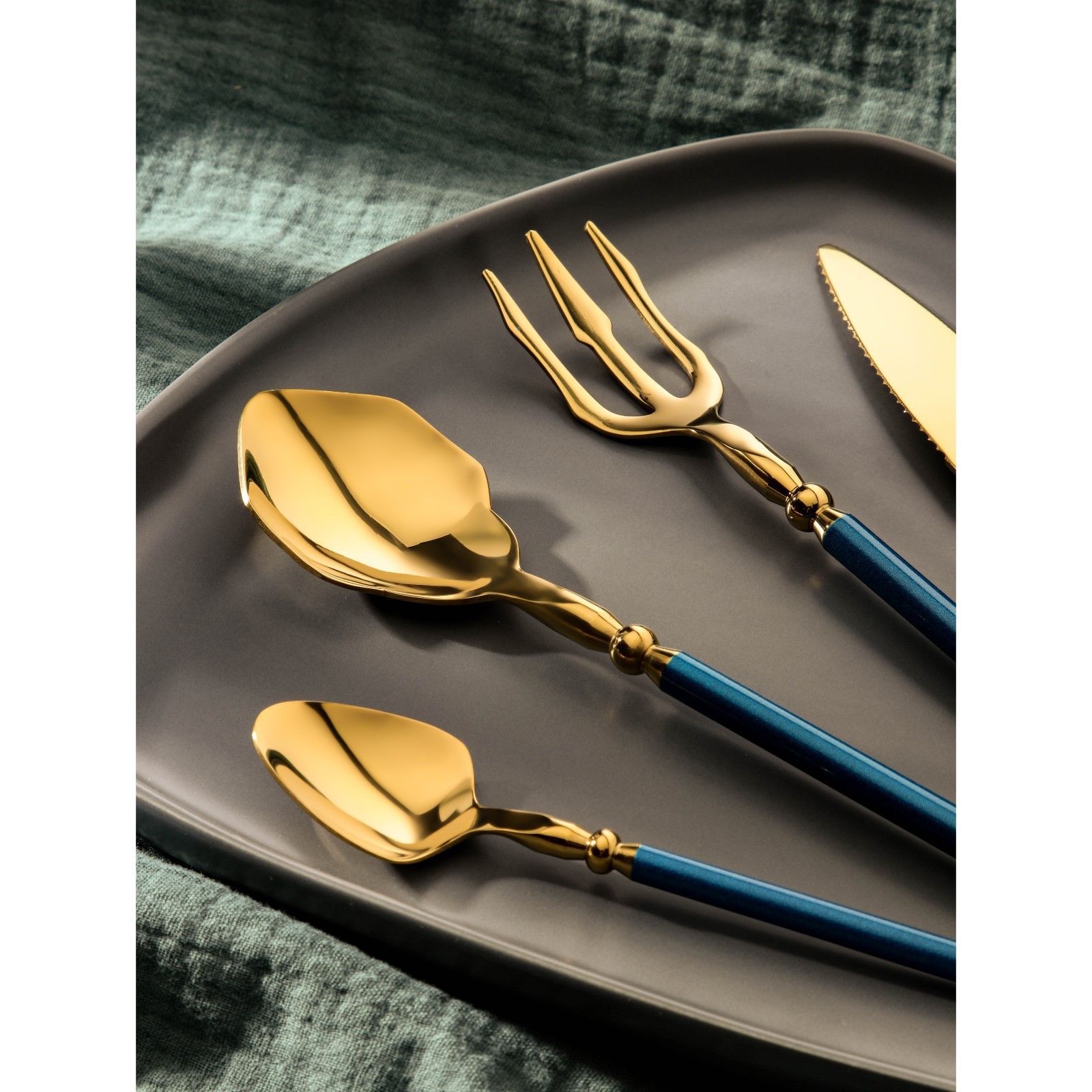 Набор столовых приборов из нержавеющей стали Magistro Ocean, 4 предмета ...