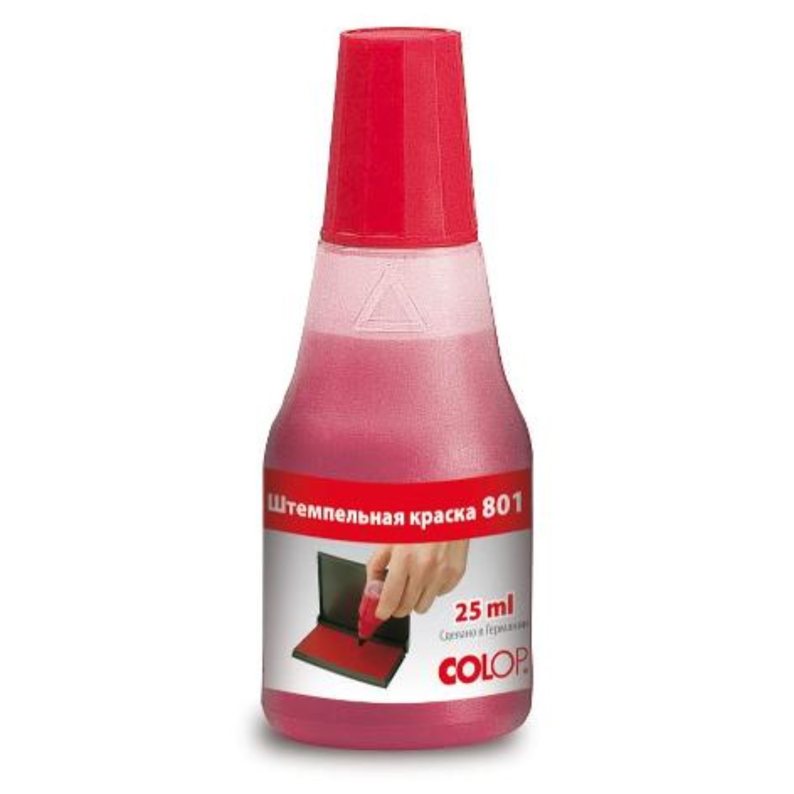 Штемпельная краска COLOP, 25 мл, красная (801/25 ml red) - Купить по ...
