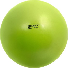 Мяч для фитнеса, йоги и пилатеса Bradex «ФИТБОЛ-25», d=25 см, салатовый (SF 0822) - Купить по ...