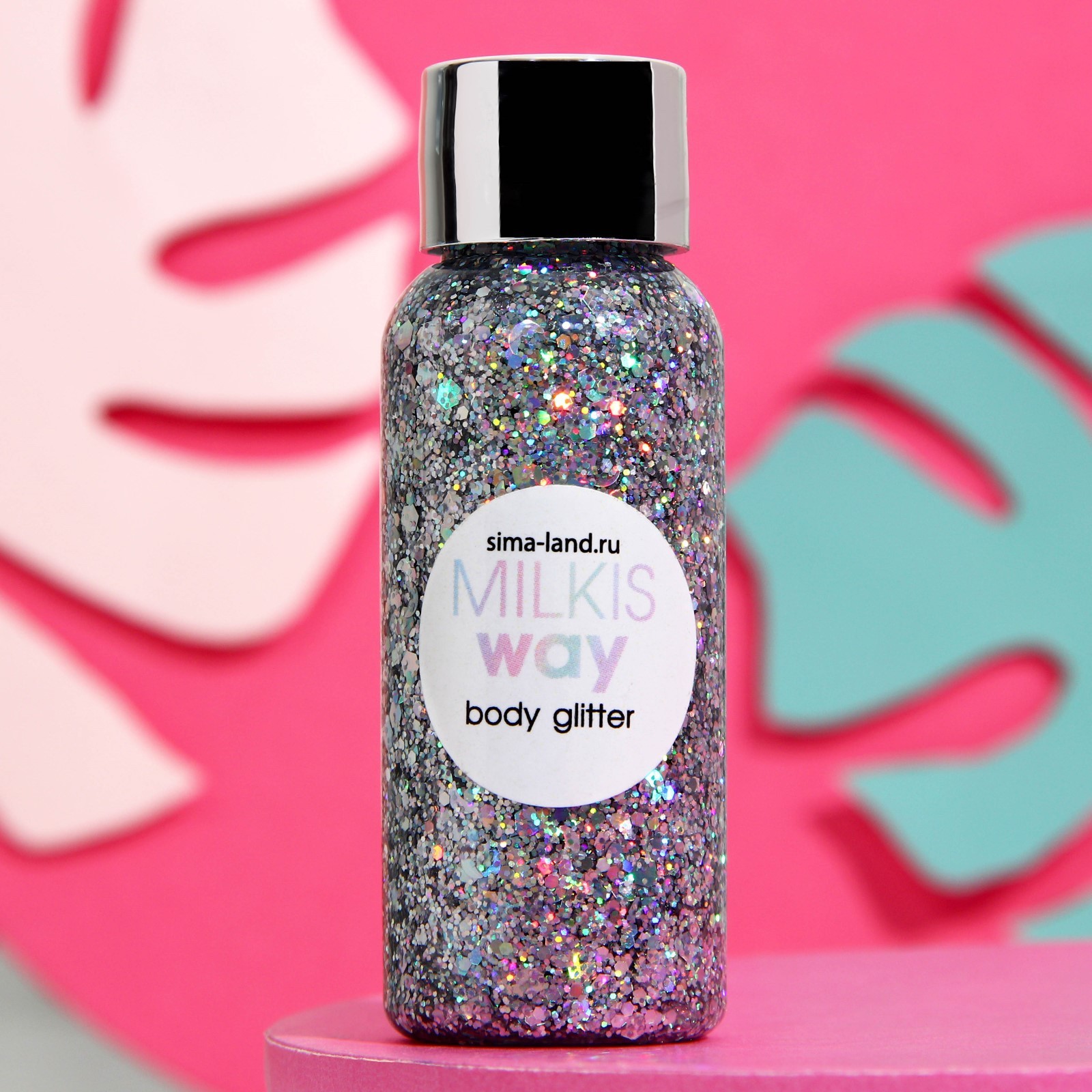 Глиттер для лица и тела Shine Girl, 37 мл, оттенок серебристый (7984747 ...
