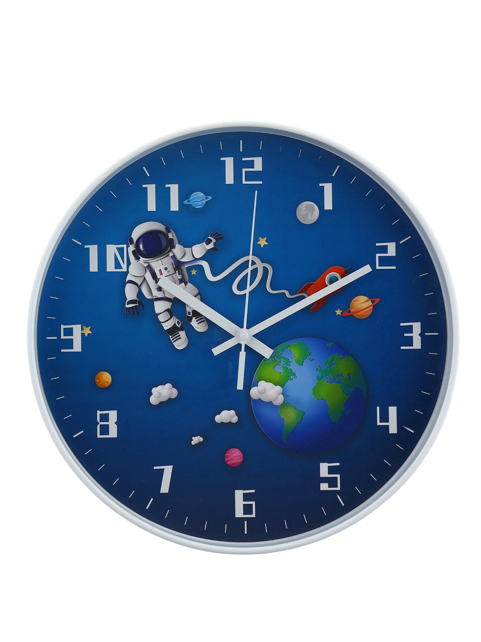 Часы настенные детские "Космос", бесшумные, d-30 см, микс (7802575 ...