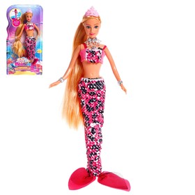 Кукла сказочная «Русалочка», цвет чёрно-розовый (9049337) - Купить по ...