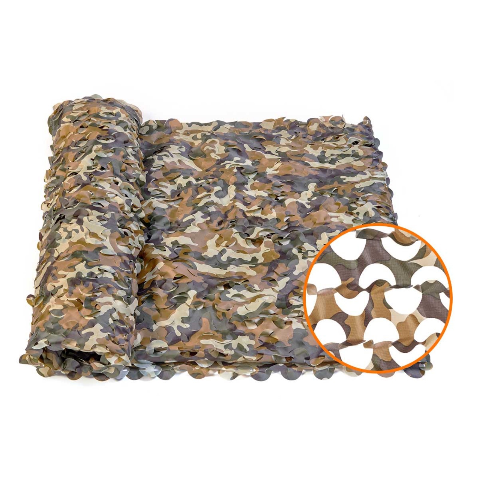 Маскировочная сетка, 2 × 6 м, зелёно-серая, «Камуфляж Россия» (9071537 ...