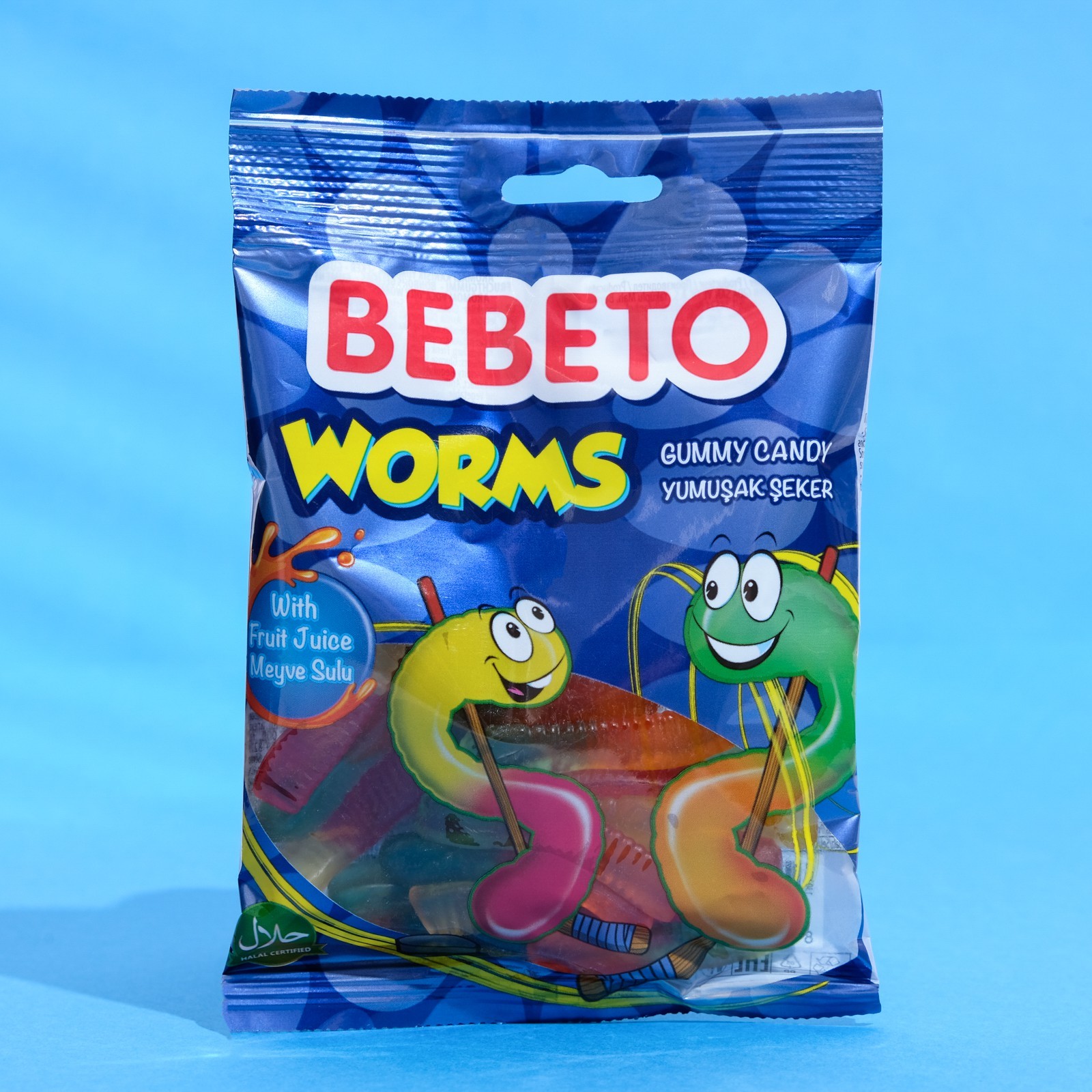 Жевательный мармелад BEBETO WORMS, 70 г (9061869) - Купить по цене от ...