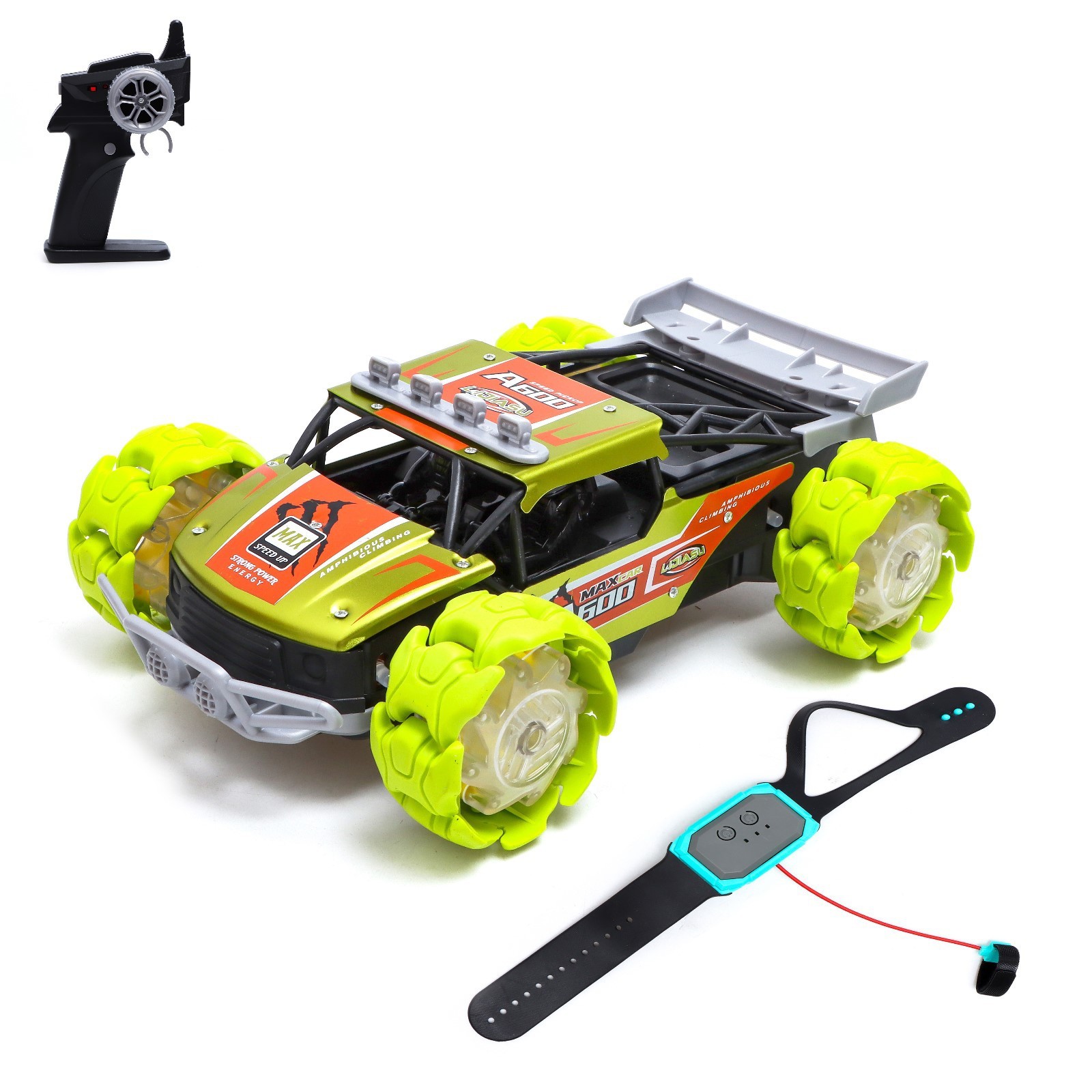 Машина радиоуправляемая A600 4WD, 1:12, управление жестами, кузов из ...