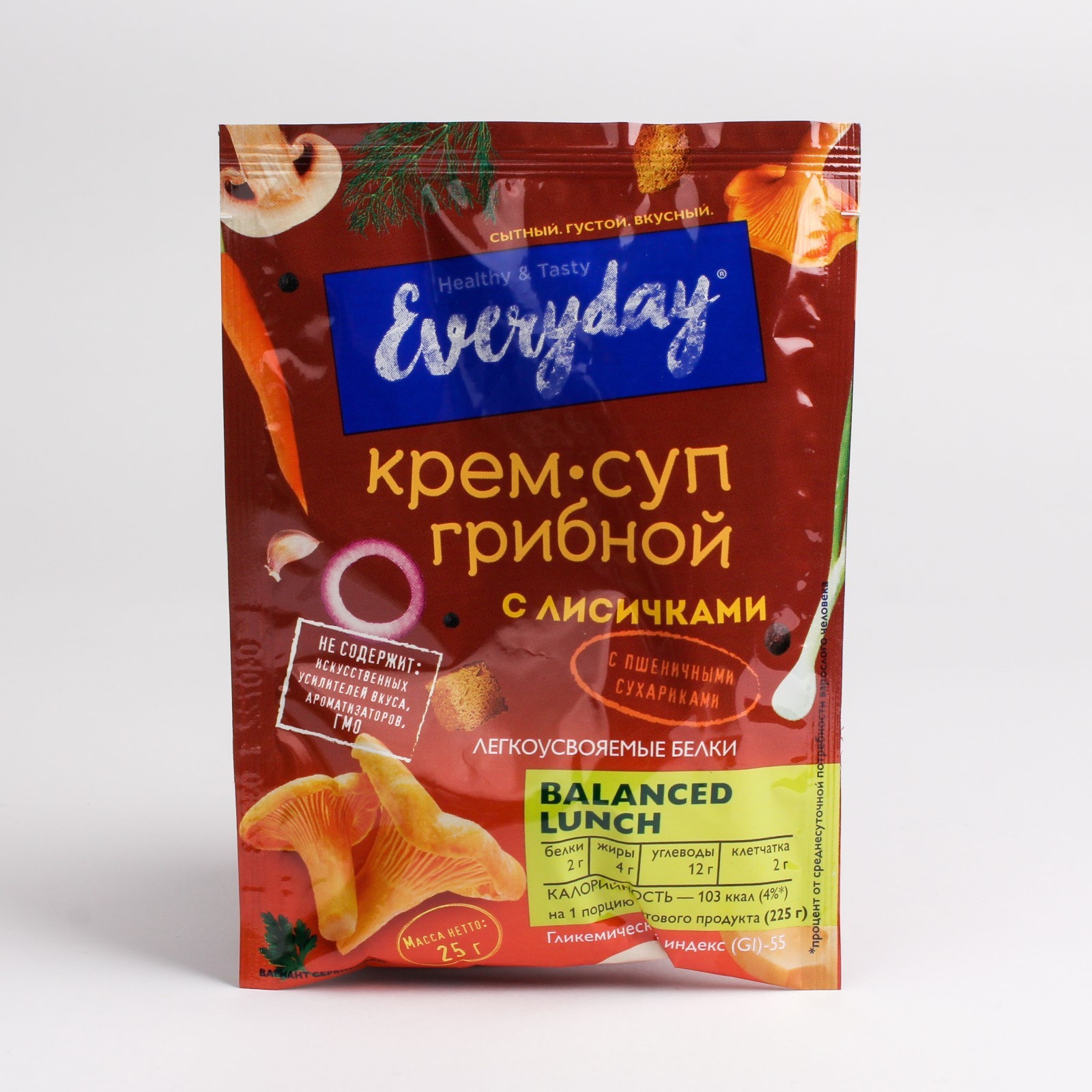 Крем-суп Эвридей 25г 6*15 грибной с лисичк. и сух. (8152124) - Купить ...