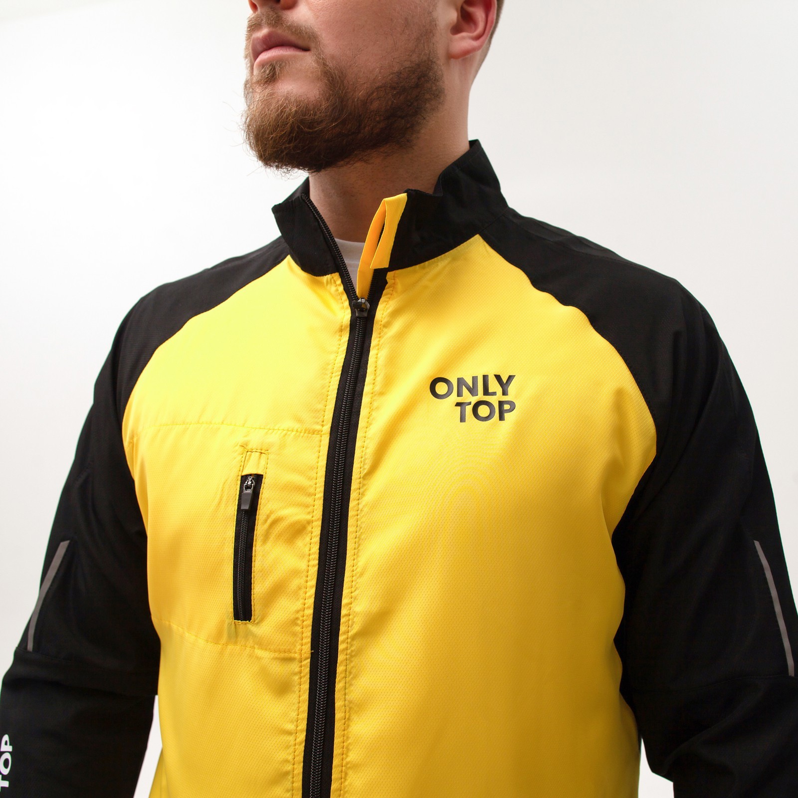 Ветровка ONLYTOP унисекс black/yellow, р. 44 (7997725) - Купить по цене ...