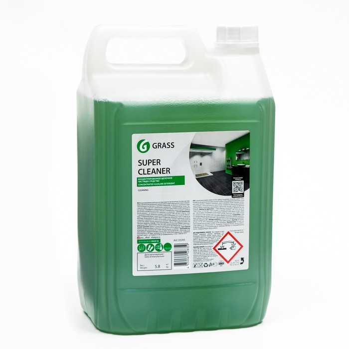 Концентрированное щелочное моющее средство "Super Cleaner", 5,8 кг ...
