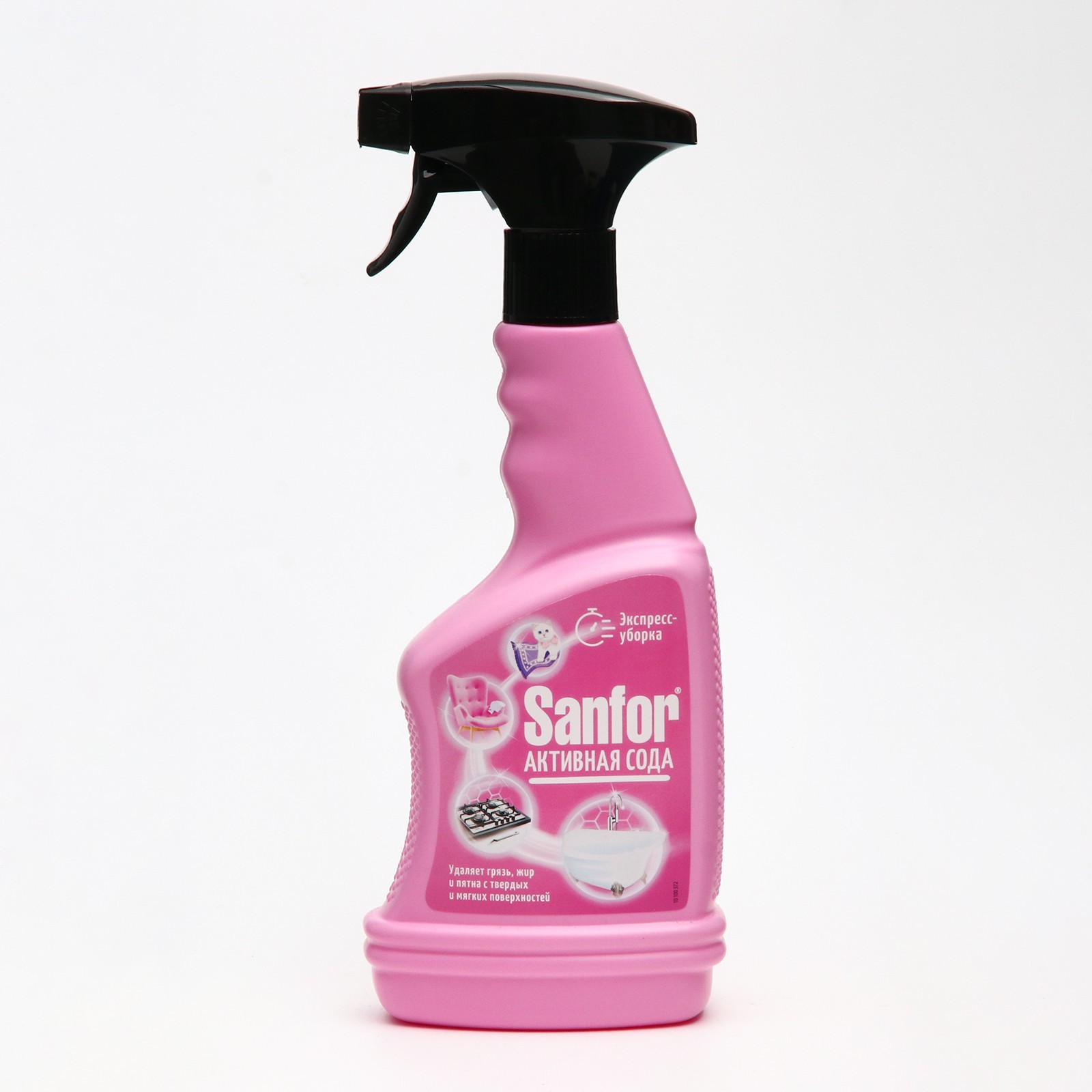 Средство чистящее Sanfor для твердых и мягких поверхностей, спрей, 500 мл (9275668) - Купить по ...