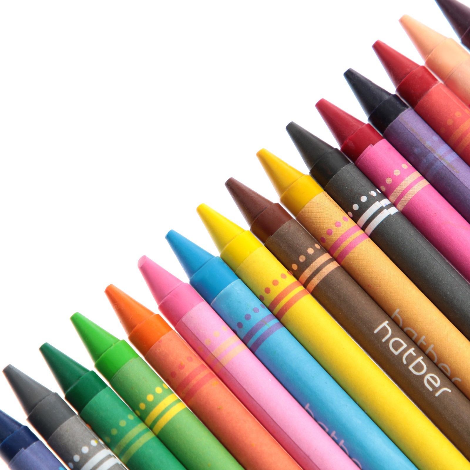 Мелки восковые 16 цветов Hatber Deep "Городок", диаметр 9 мм, круглый корпус, в картонной ...