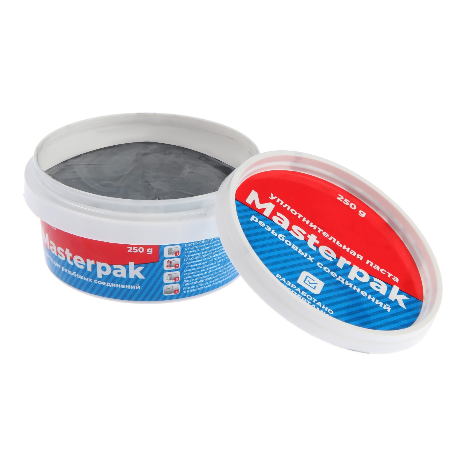 Паста уплотнительная Masterprof ИС.130897, вода, пар, 250 г (9378136) - Купить по цене от 203.00 ...