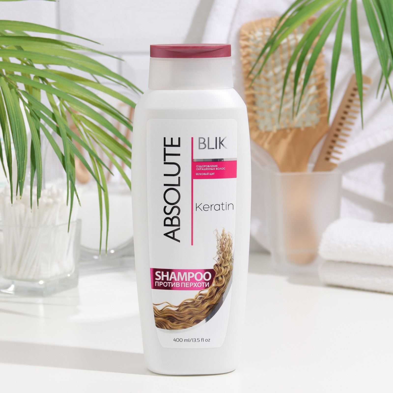 Шампунь для волос Absolute Blik против перхоти, Keratin, 400 мл (9403854) - Купить по цене от ...