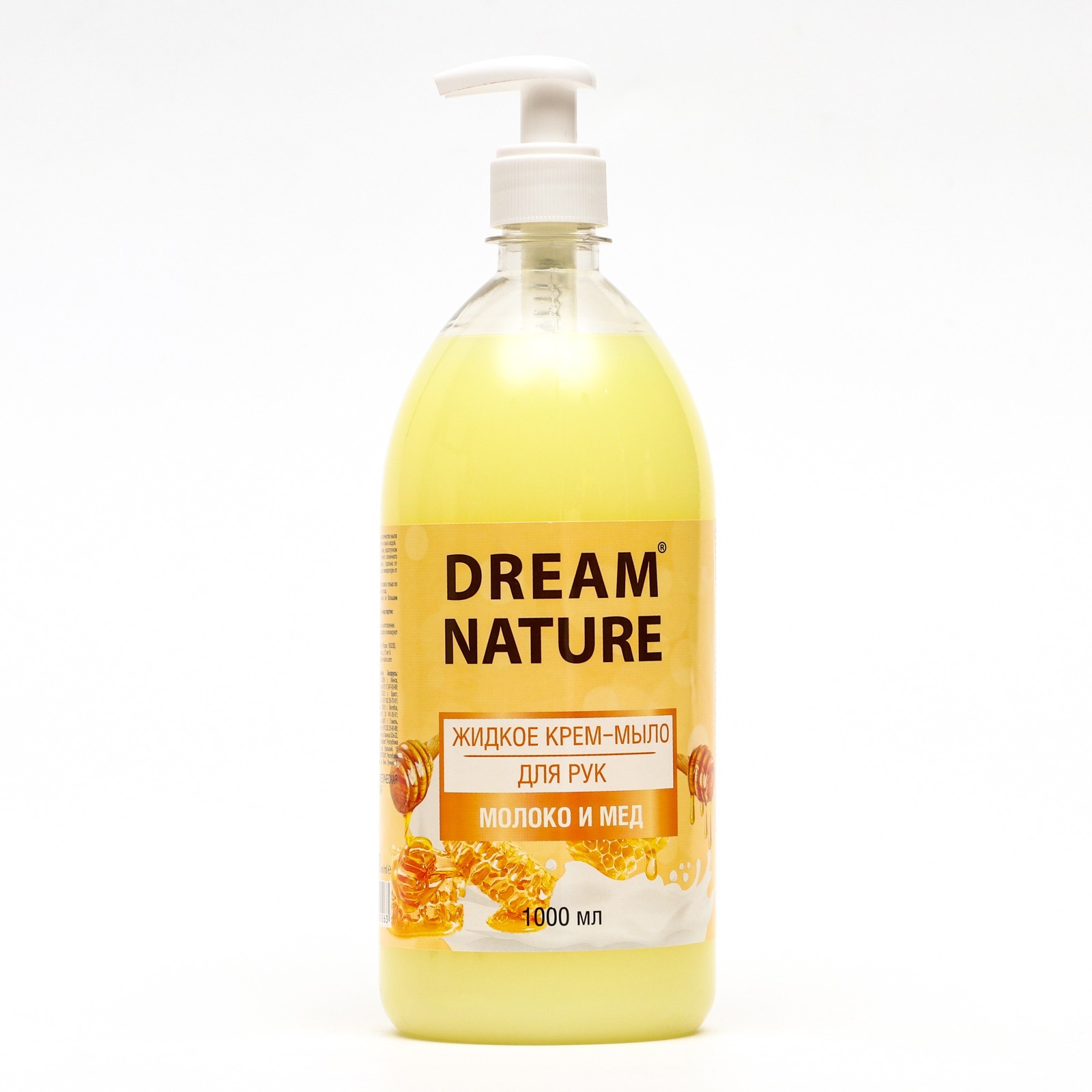 Жидкое мыло Dream Nature "Молоко и мед", 1 л (9404444) - Купить по цене ...