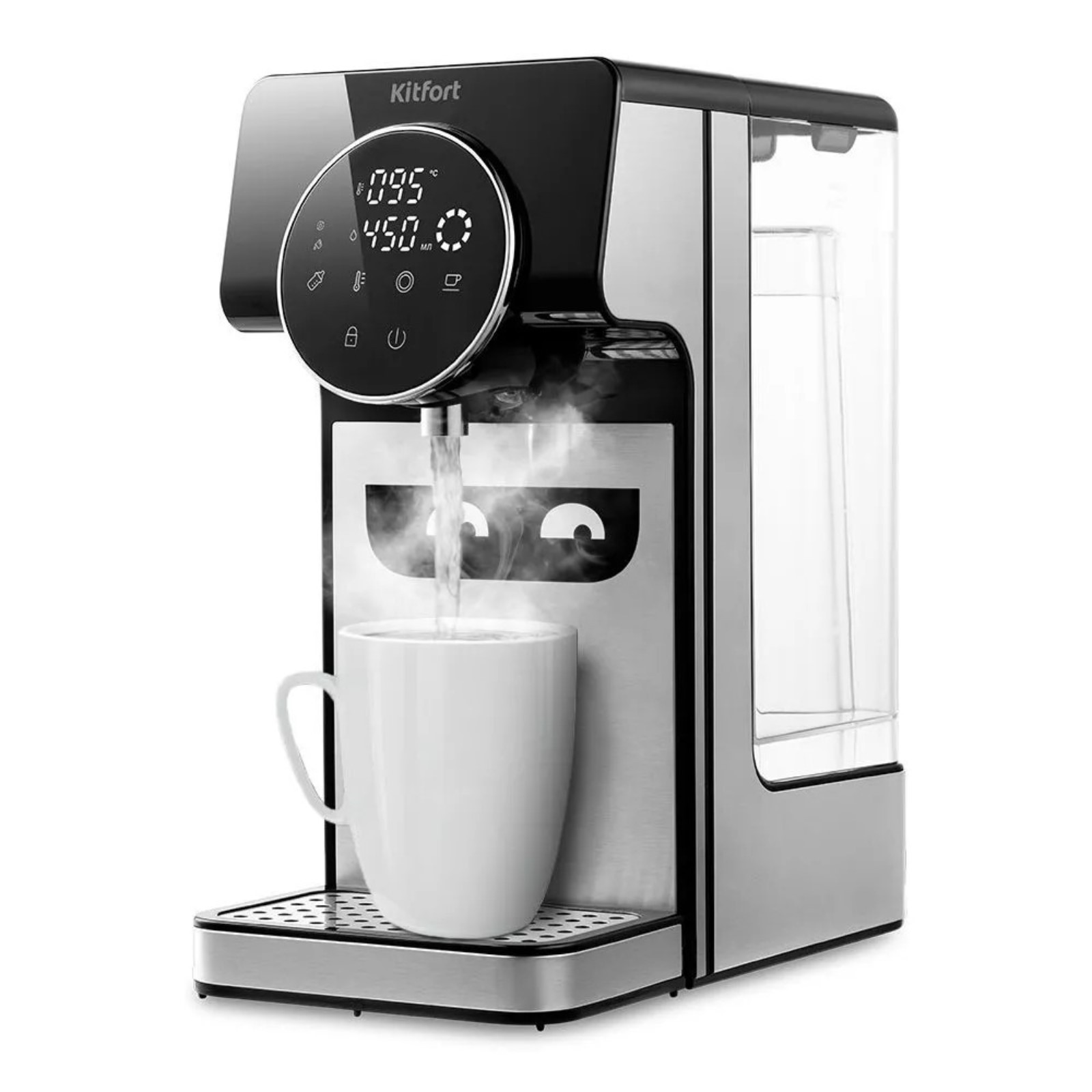 Термопот Kitfort КТ-2510, 2600 Вт, 2.7 л, 3 режима, чёрно-серый (9441372) - Купить по цене от 9 ...