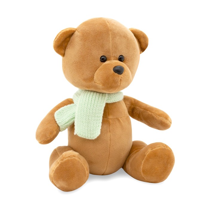 Мягкая игрушка «Медведь Топтыжкин коричневый: в шарфике», 25 см (9502438) - Купить по цене от ...
