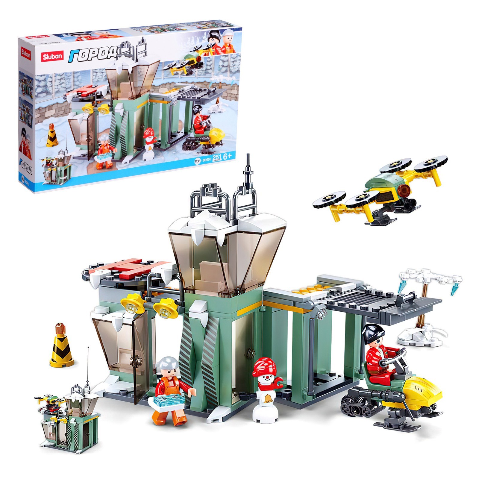 Конструктор Город «Метеостанция в горах», 251 деталь (9019778) - Купить ...