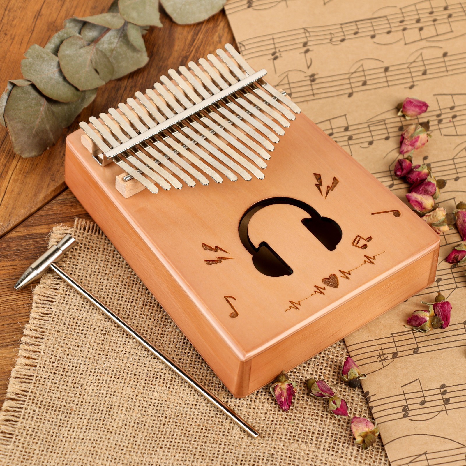 Калимба Music Life 17 нот, музыка (9406925) - Купить по цене от 1 054. ...