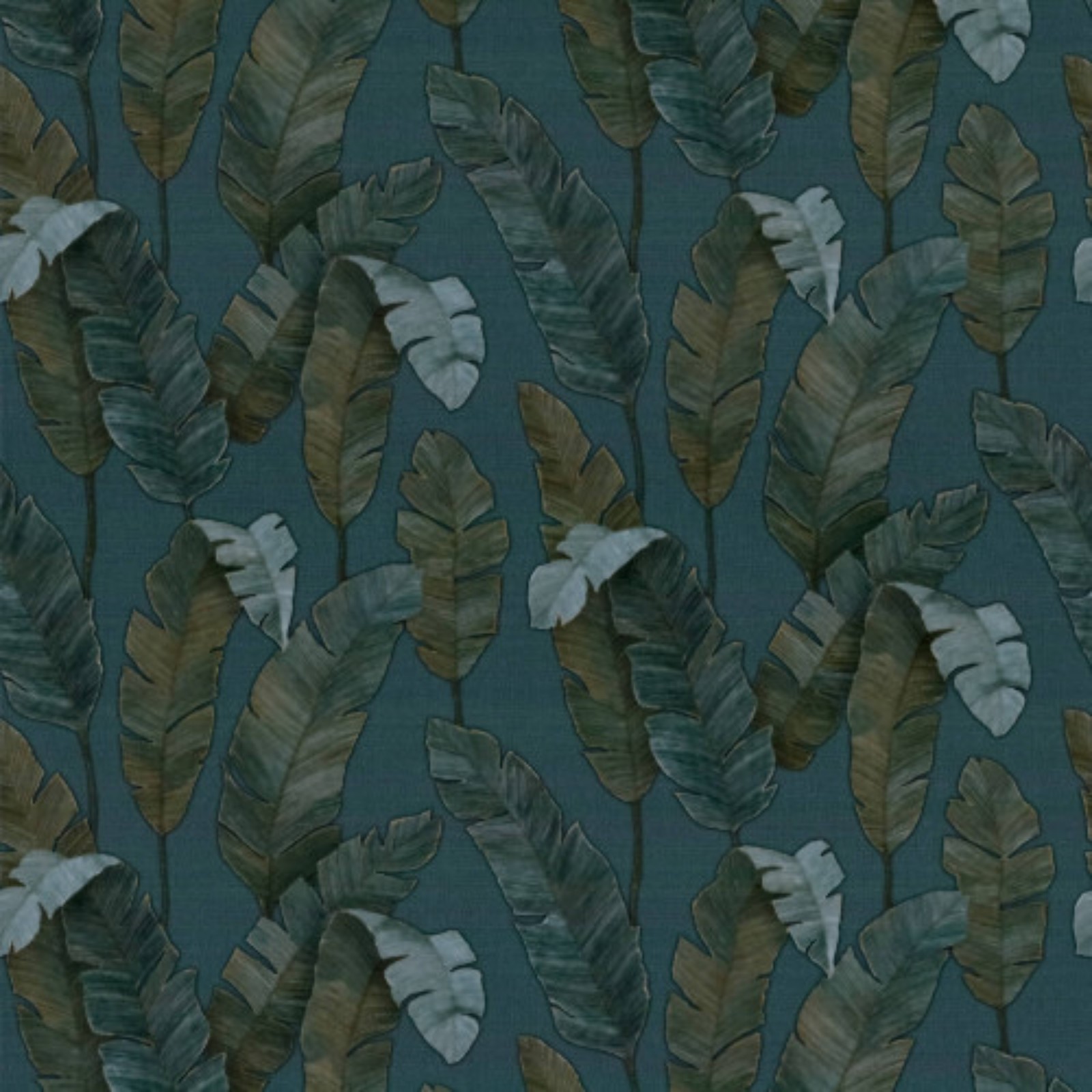 Обои винил на флизелине Attico 39264-1, AS Creation, листья зеленые, 1 ...