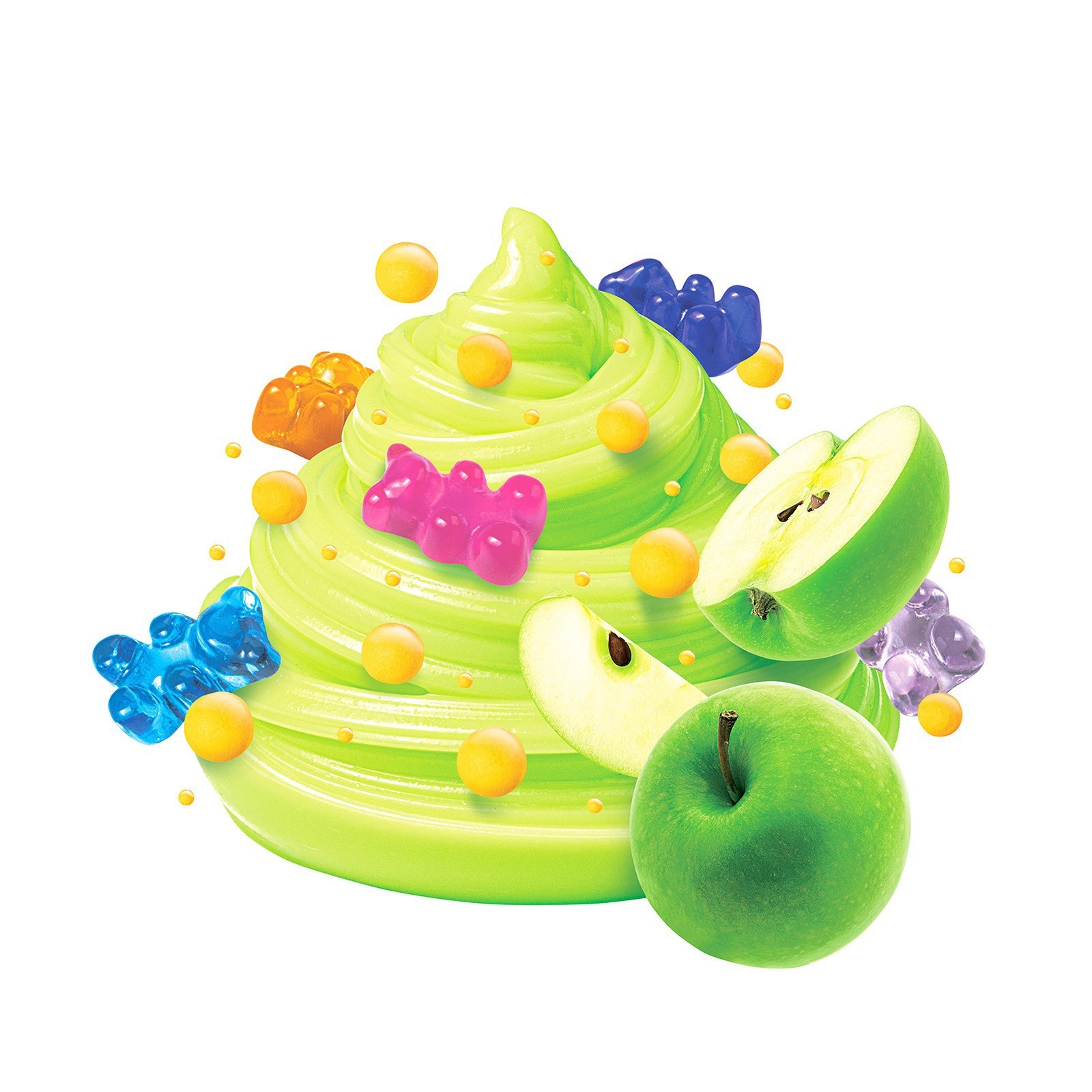 Слайм, Slime dessert DUET, яблочный краш (9584401) - Купить по цене от ...