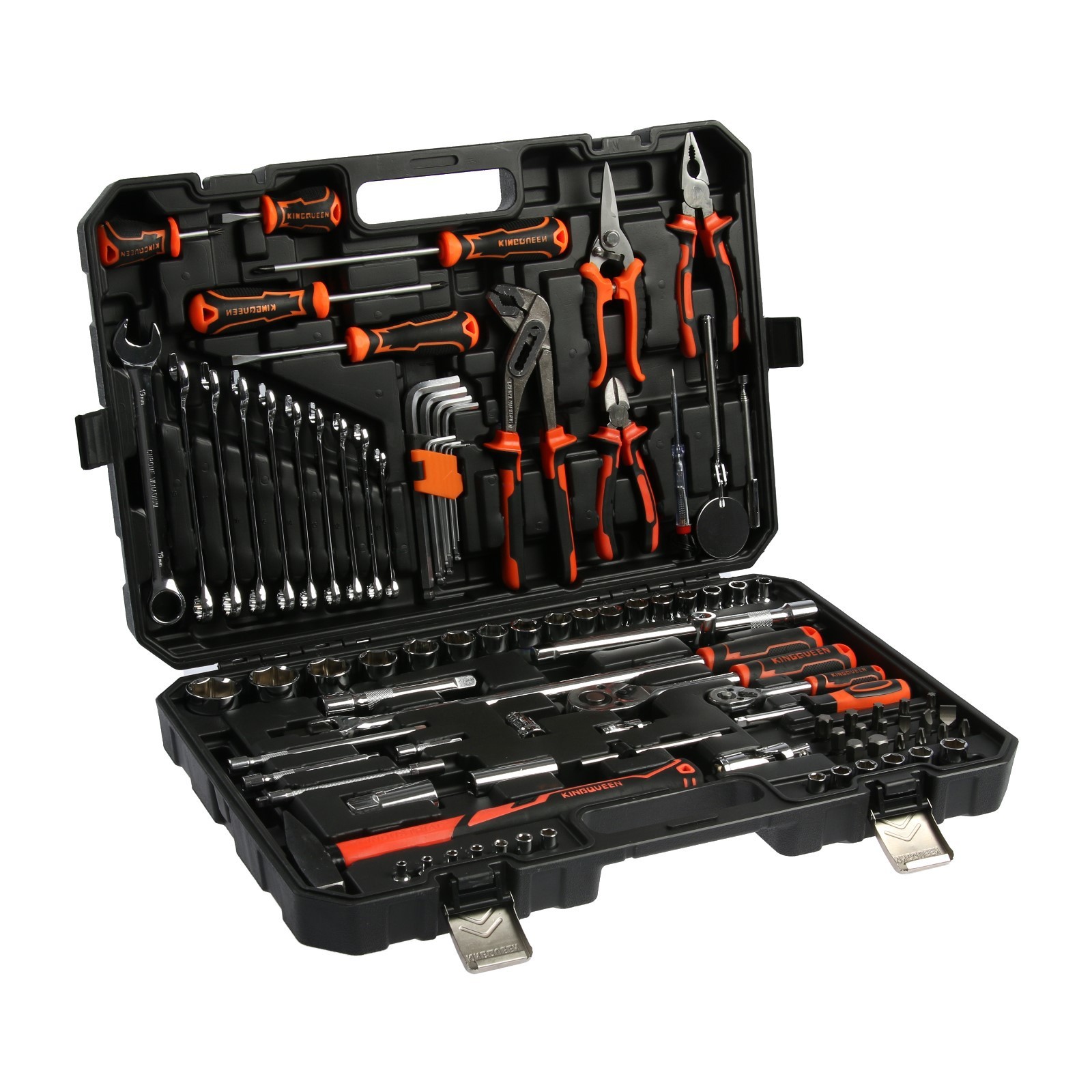 Набор инструментов универсальный KINGQUEEN 09109, 1/4 1/2", 96 ...