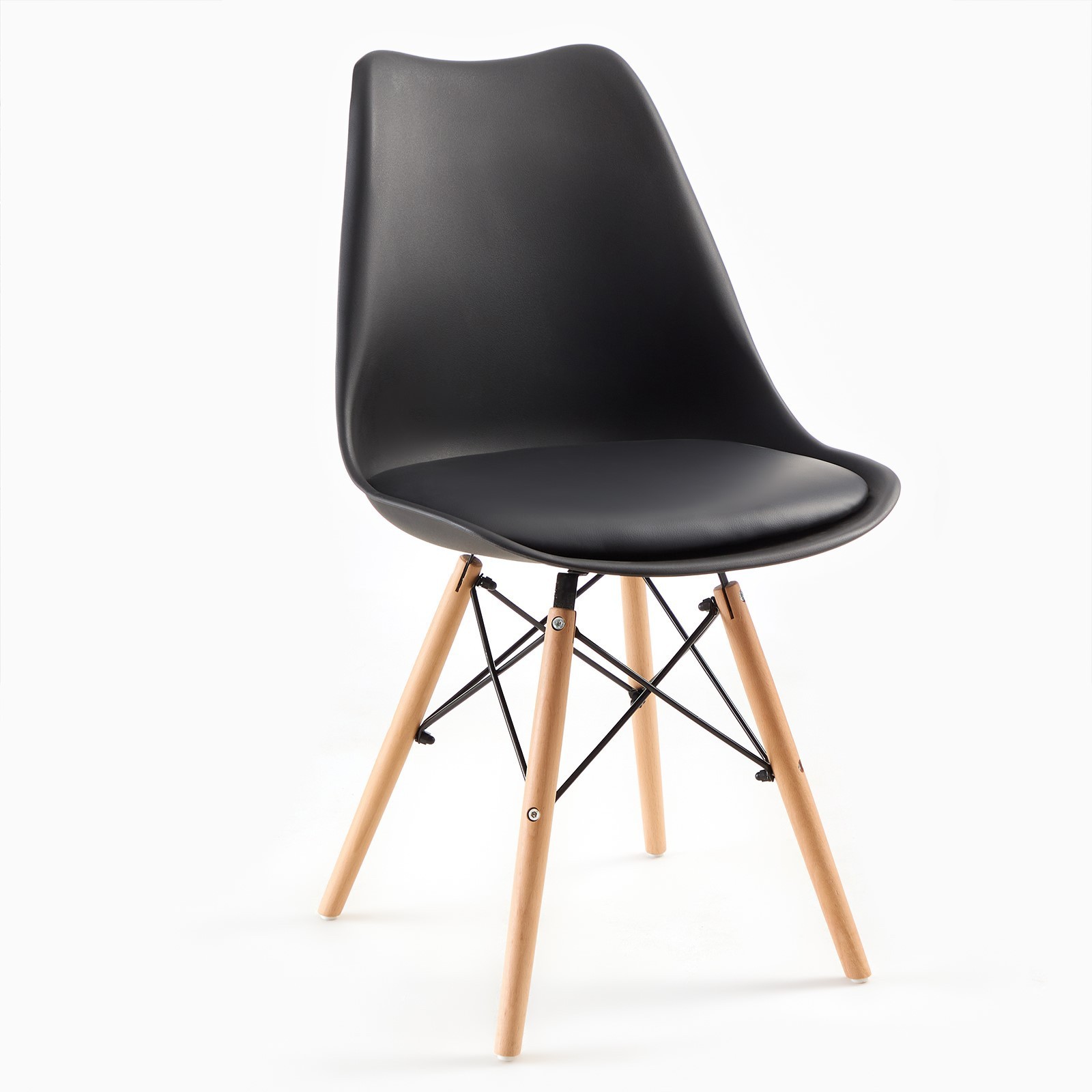Стул мягкий "Eames", Черный (9464920) - Купить по цене от 2 227.00 руб ...