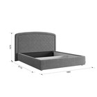 Каркас кровати Сильва 2 без ортопеда 1600х2000 сосна велюр (9724831 ...