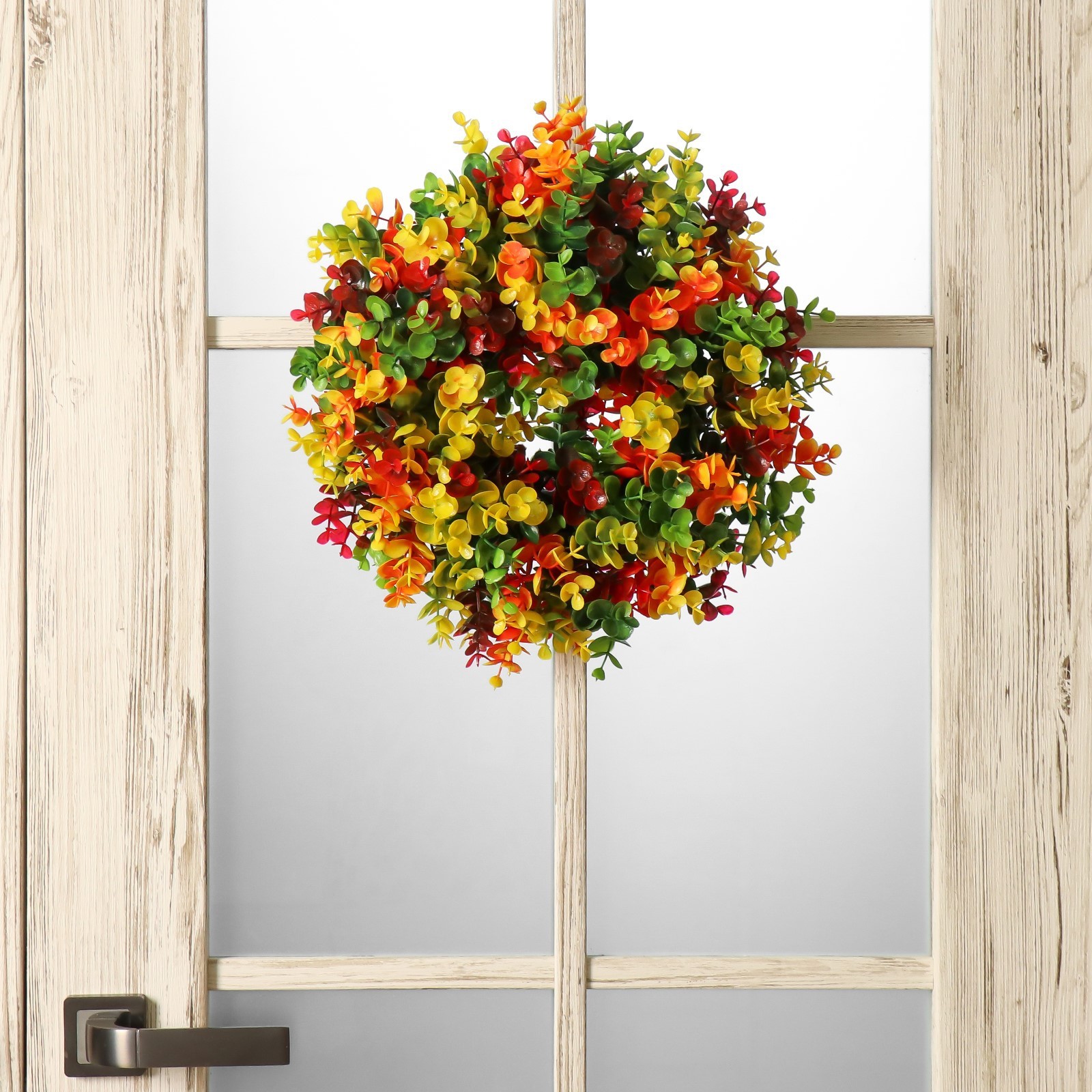 Венок на дверь интерьерный "Эвкалипт" d=35 см (9535088) - Купить по ...