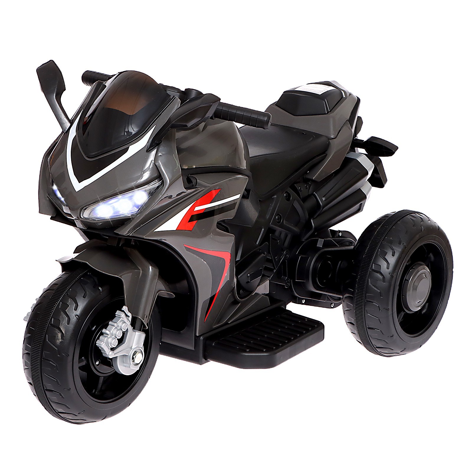 Электромобиль «Мотоцикл», цвет серый (9599470) - Купить по цене от 9 ...
