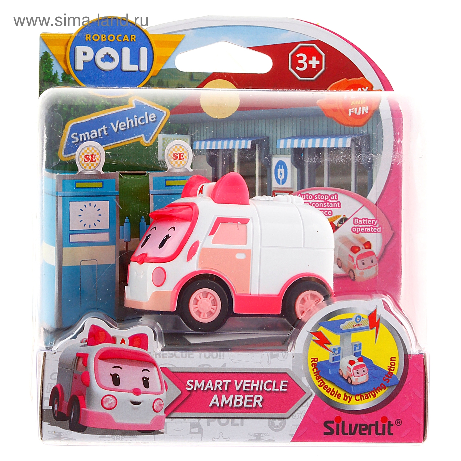 Машинка Poli Robocar Smart Vehicle «Эмбер» (1045507) - Купить по цене ...