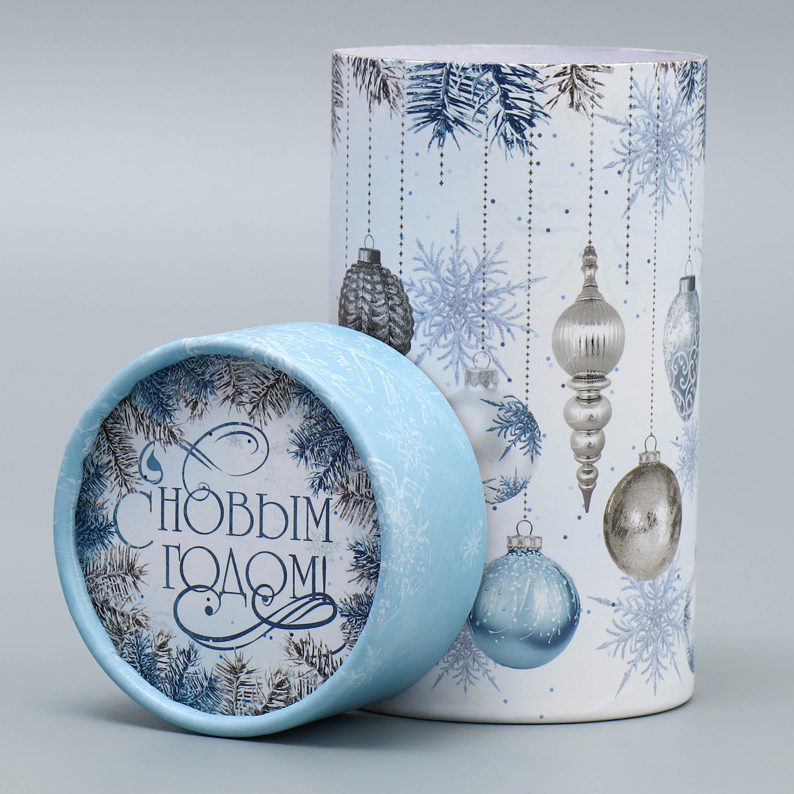 Коробка новогодняя подарочная «С Новым годом», 8×14.5 см (9614834 ...