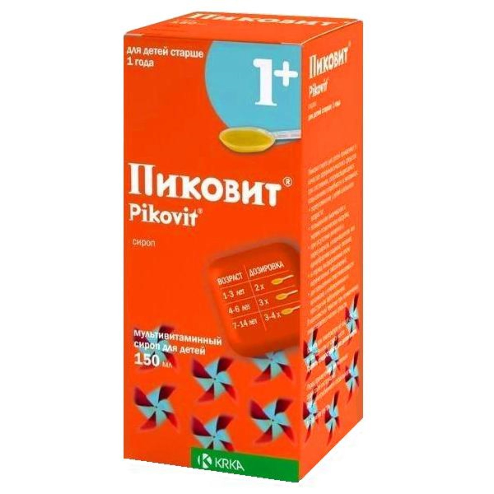 Пиковит сироп для детей 150 мл 1+ (от 1 года) (9746351) - Купить по ...