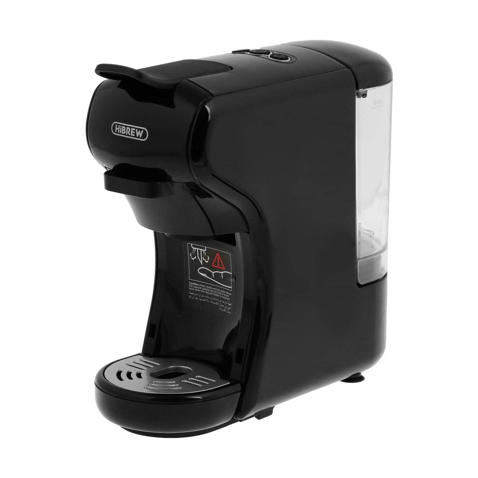 Кофемашина Hibrew H1A ST-504, автоматическая, 1450 Вт, 0.6 л, чёрная ...