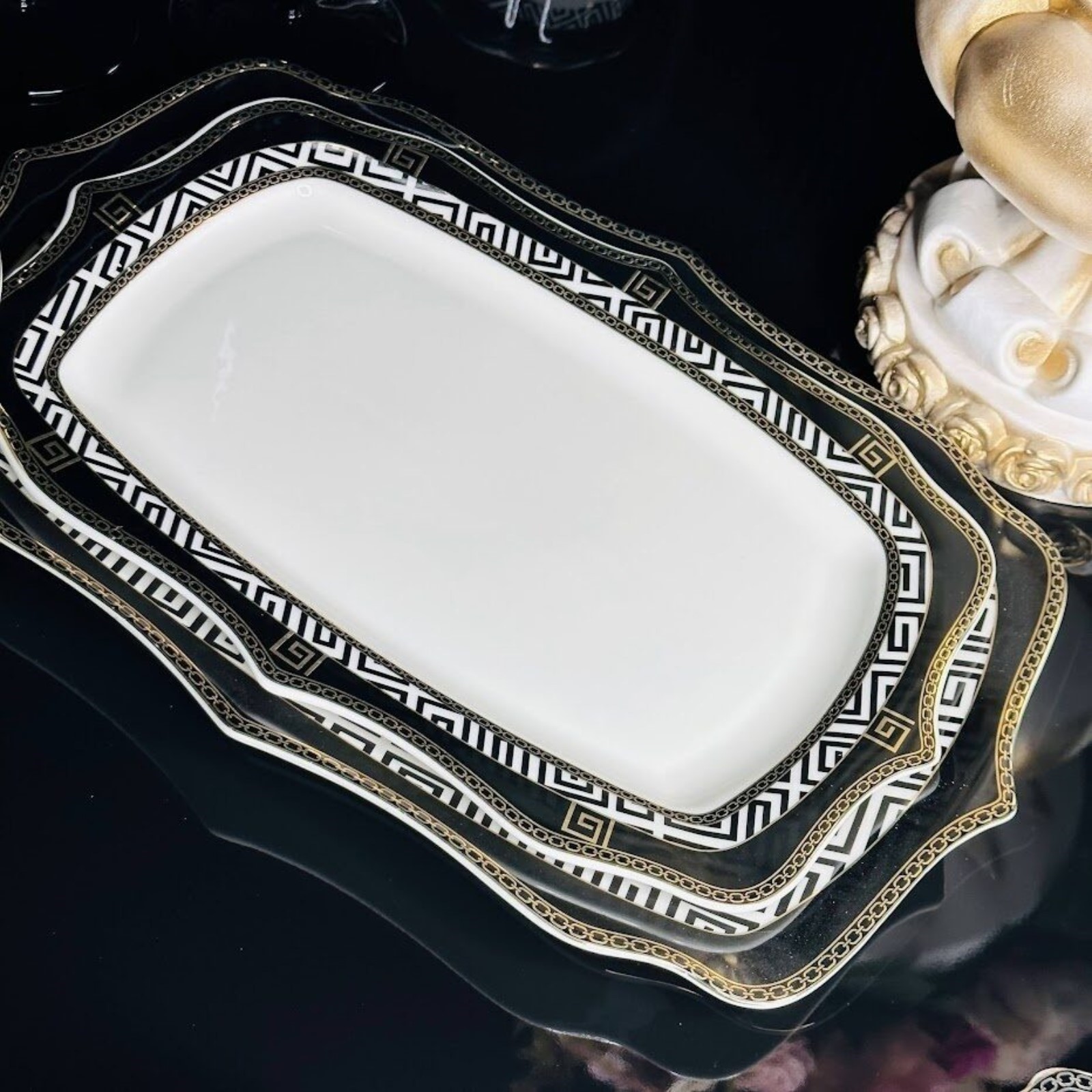 Набор блюд Lenardi «Изольда», длина35.5 см, 2 шт (205-471) - Купить по цене от 2 492.00 руб ...