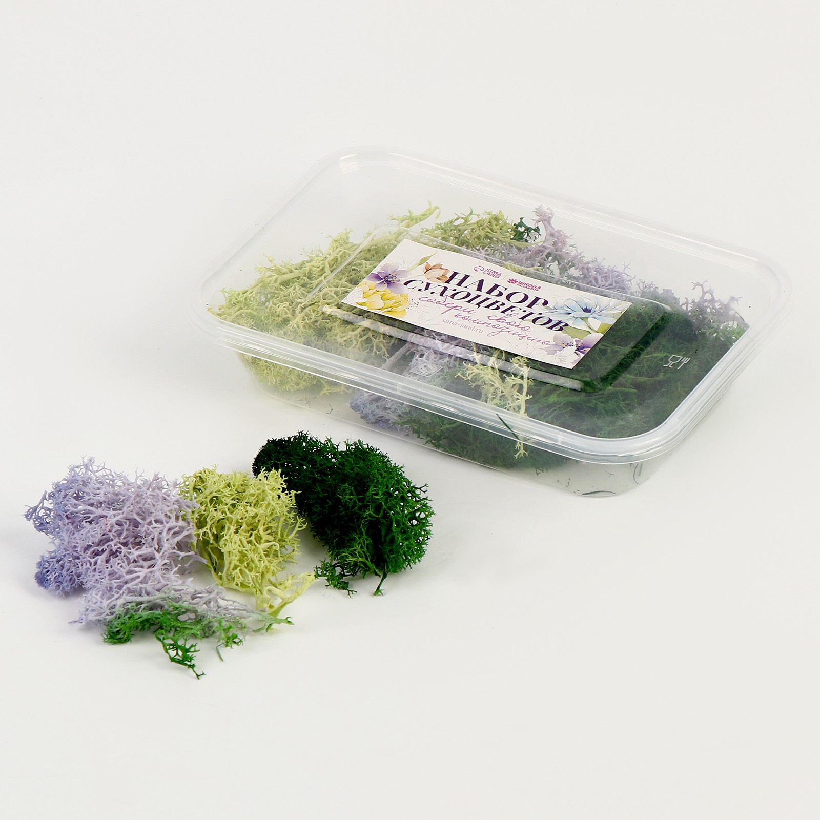 Набор сухоцветов «Мох», цвет МИКС (9733794) - Купить по цене от 215.05 ...