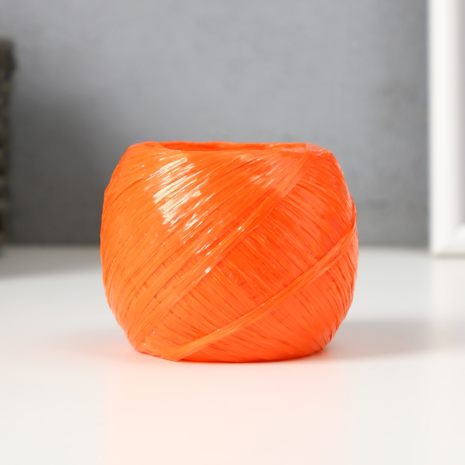 Пряжа "Для вязания мочалок" 100% полипропилен 200м/50±10 гр в форме ...