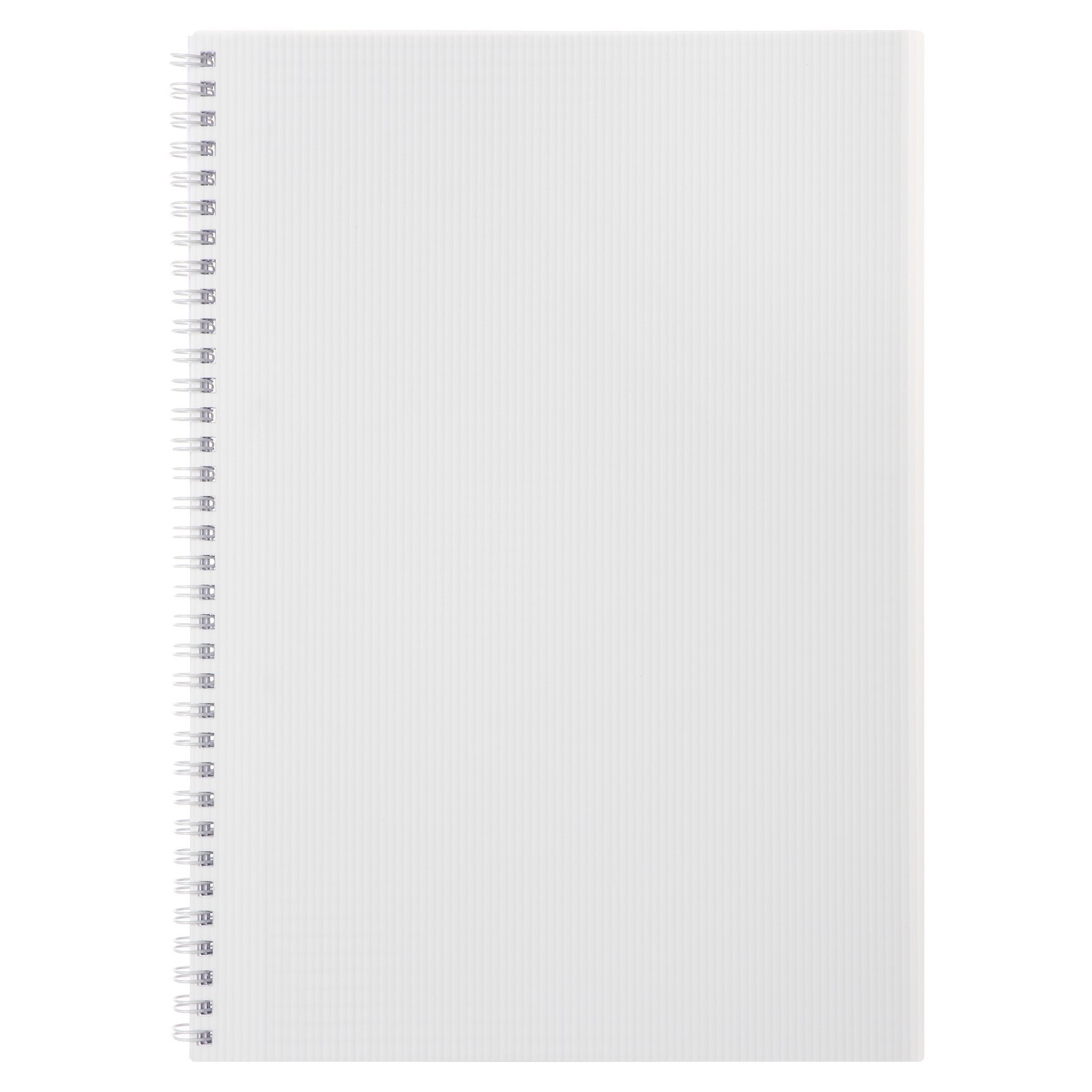 Тетрадь A4, 80 листов, в клетку на гребне, VELVET, пластиковая обложка ...