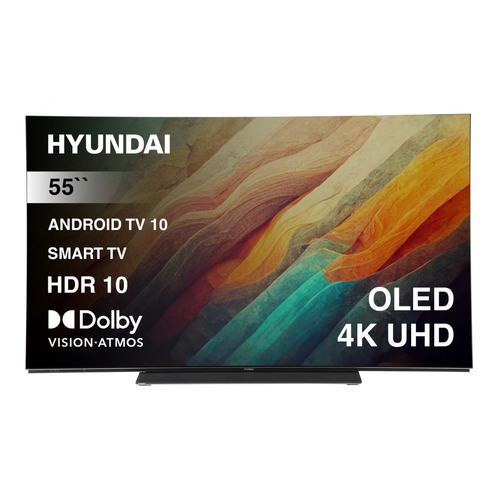 Телевизор OLED Hyundai H-LED55OBU7700, 55", 4K Ultra HD, 3840×2160, DVB ...