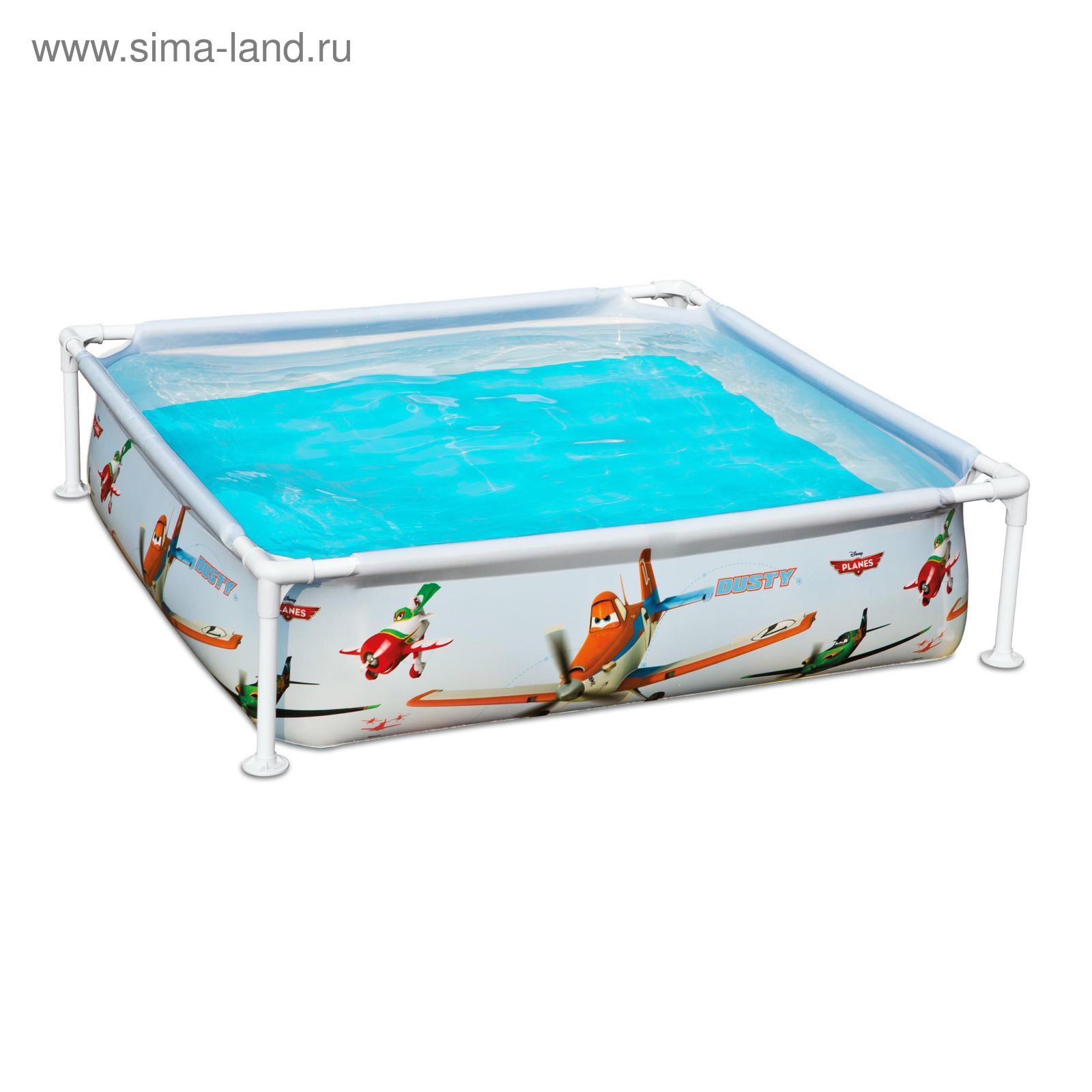 Бассейн каркасный "Самолёты", 122 х 122 х 30 см, от 2 лет (57174NP ...
