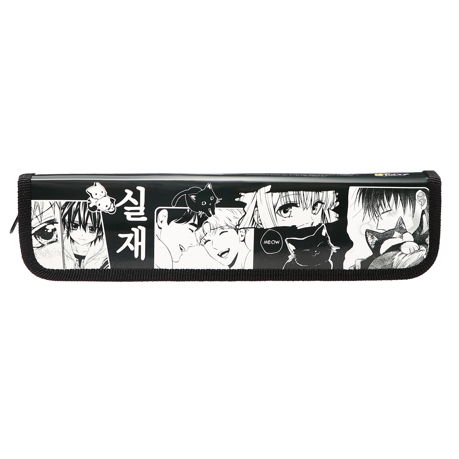 Пенал для кистей 270 х 70 27 мм, ламинированный картон, ПКК 10-5 "Чёрно ...