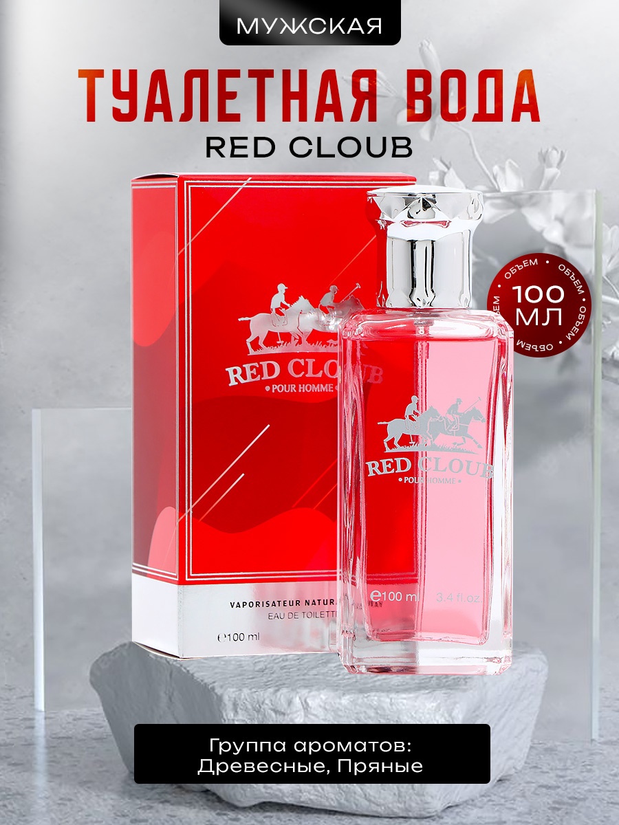 Туалетная вода мужская Red Cloub, 100 мл (10134133) - Купить по цене от ...