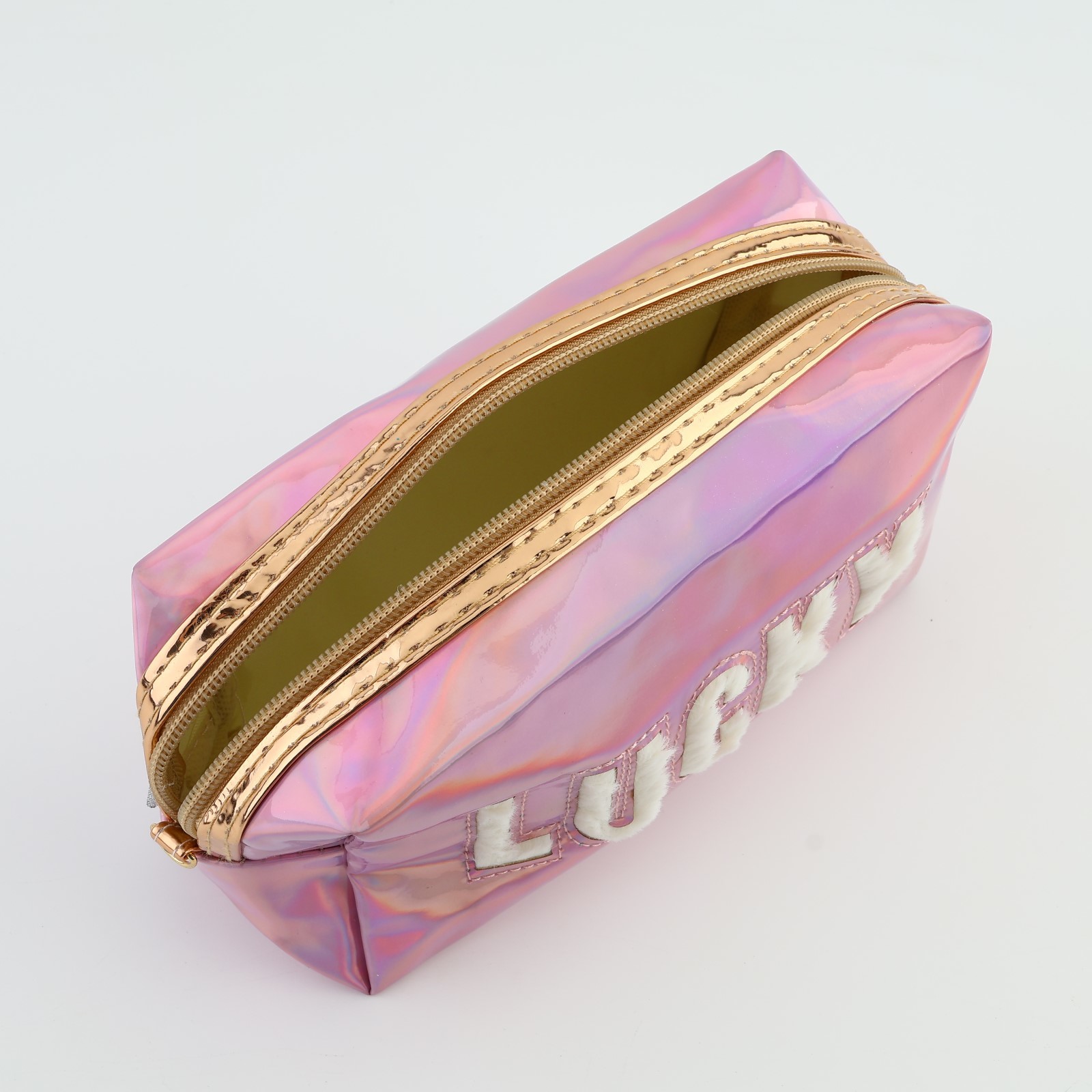 Пенал школьный, искусственная кожа, Lucky, 18×10×7 см (10102979 ...