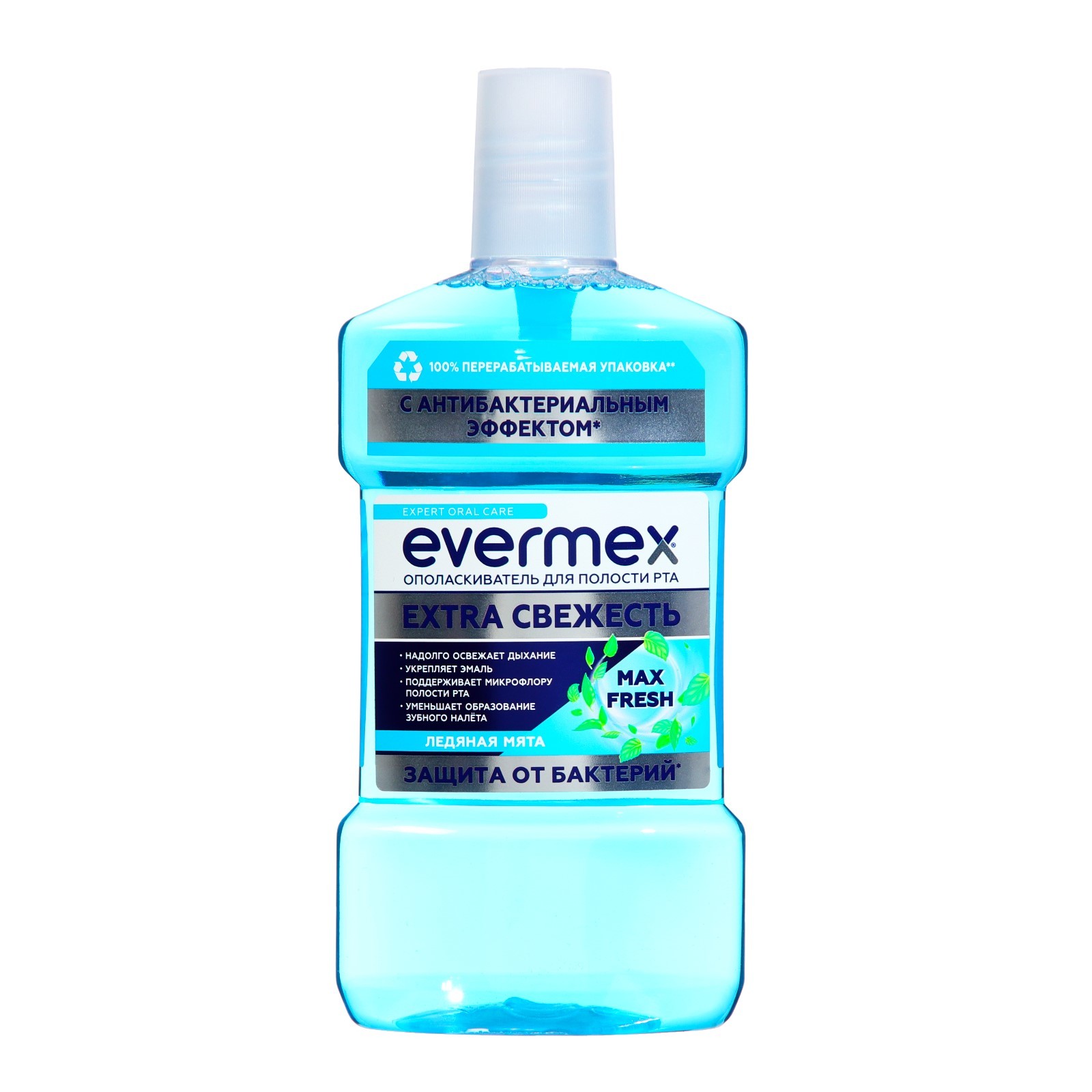 Ополаскиватель для рта Evermex "Extra Свежесть", 500 мл (10408071 ...