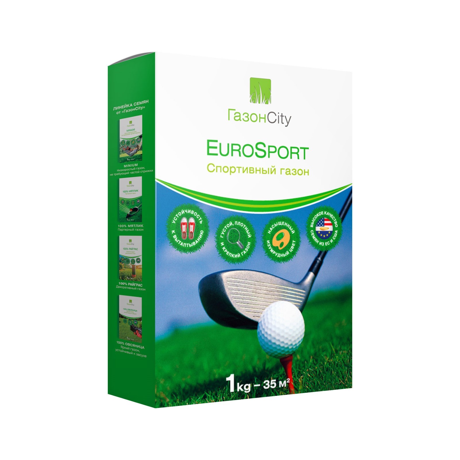 Семена газона ГазонCity Еurosport, 1 кг (10501273) - Купить по цене от ...