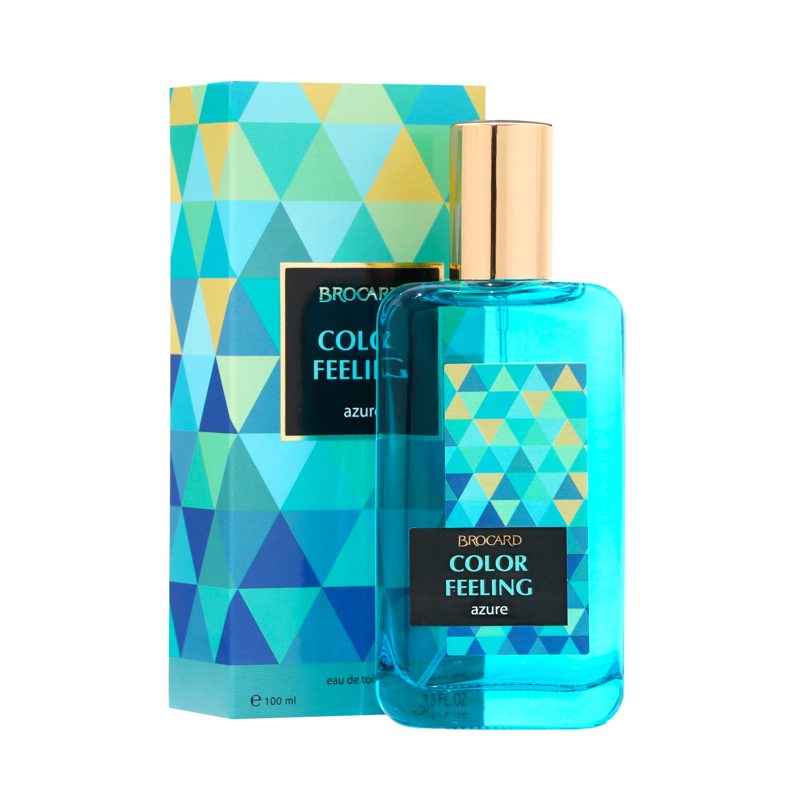 Туалетная вода женская Brocard Сolor Feeling "Azure", 100 мл (10494148 ...