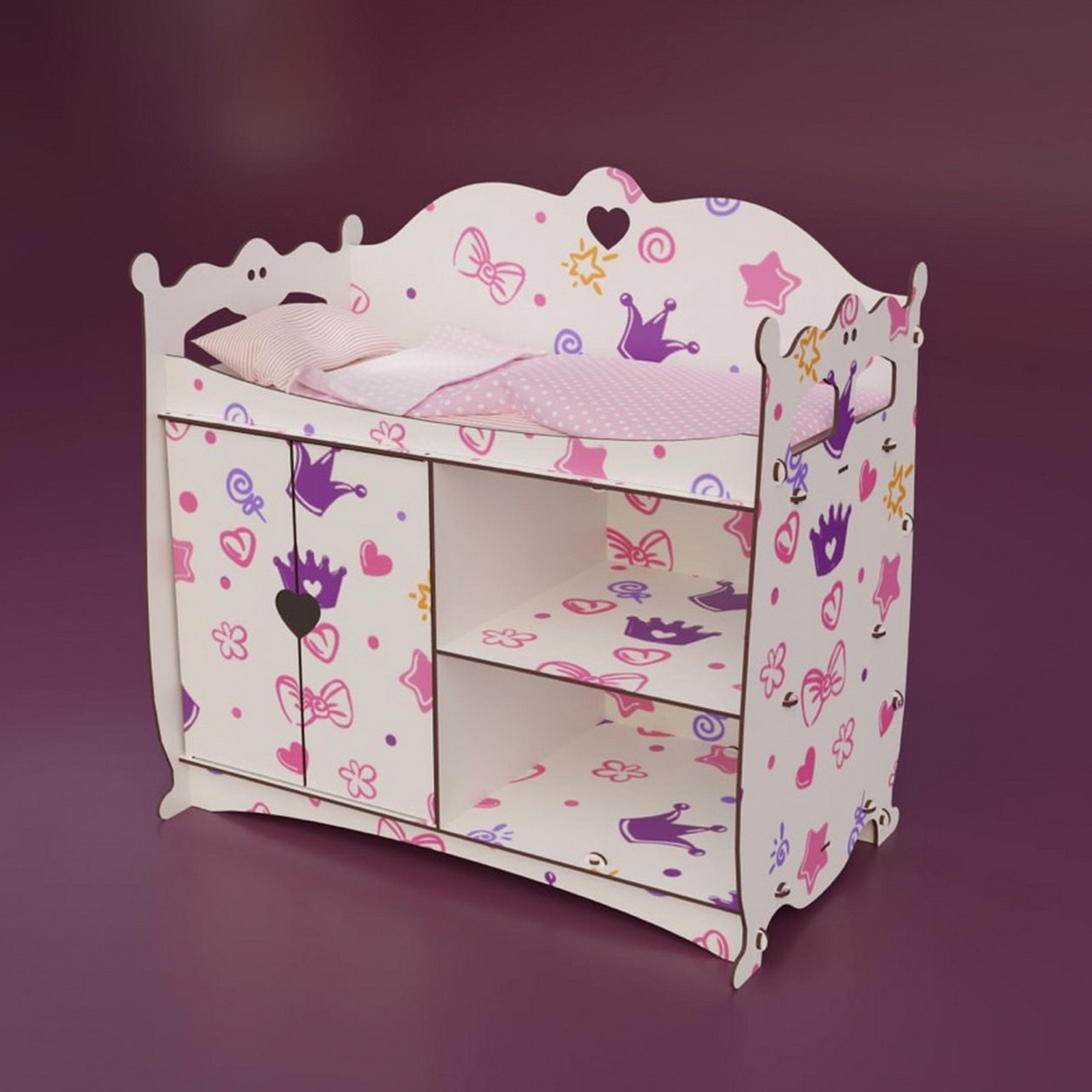 Многофункциональный комплекс с постельным бельем "Diamond Princess" "Короны" 82419 (10458864 ...