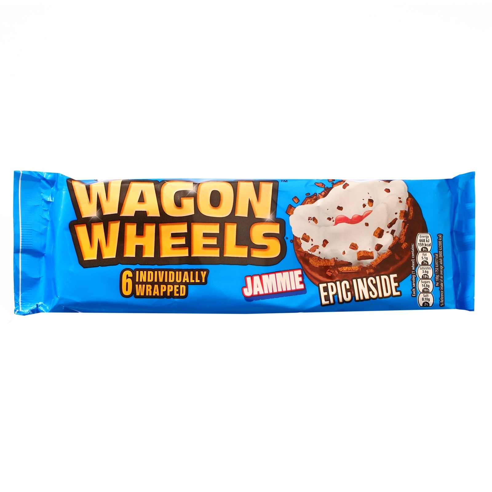 Печенье глазированное “Wagon Wheels” с суфле, джемом и ароматом ...
