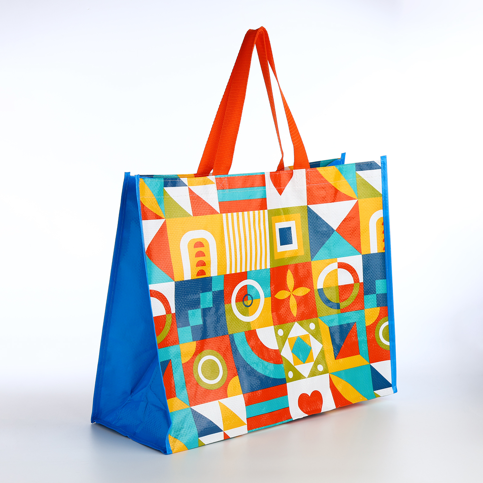 Сумка хозяйственная без застёжки, цвет разноцветный (10651007) - Купить ...